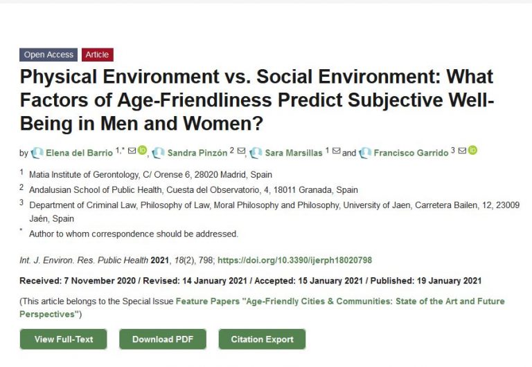 Physical Environment vs. Social Environment: What Factors of Age ...